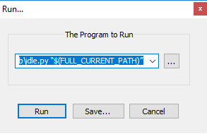 How To Run Python Script Using Notepad
